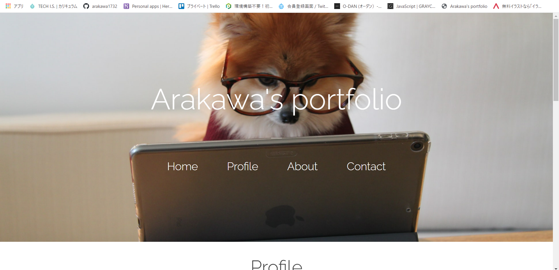 GitHub - arakawa1732/portfolio-arakawa