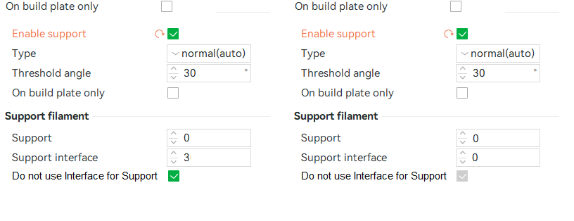 [Enhancement] Checkbox to prevent Support interface as Support filament or brim · Issue #411 ...