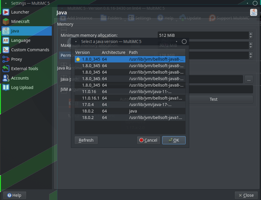 Unable to use 1.16.1 on polymc · Issue #1201 · PolyMC/PolyMC · GitHub
