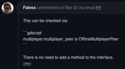 `multiplayer_peer.close()` doesnt make `multiplayer_peer` into an `OfflineMultiplayerPeer` after ...