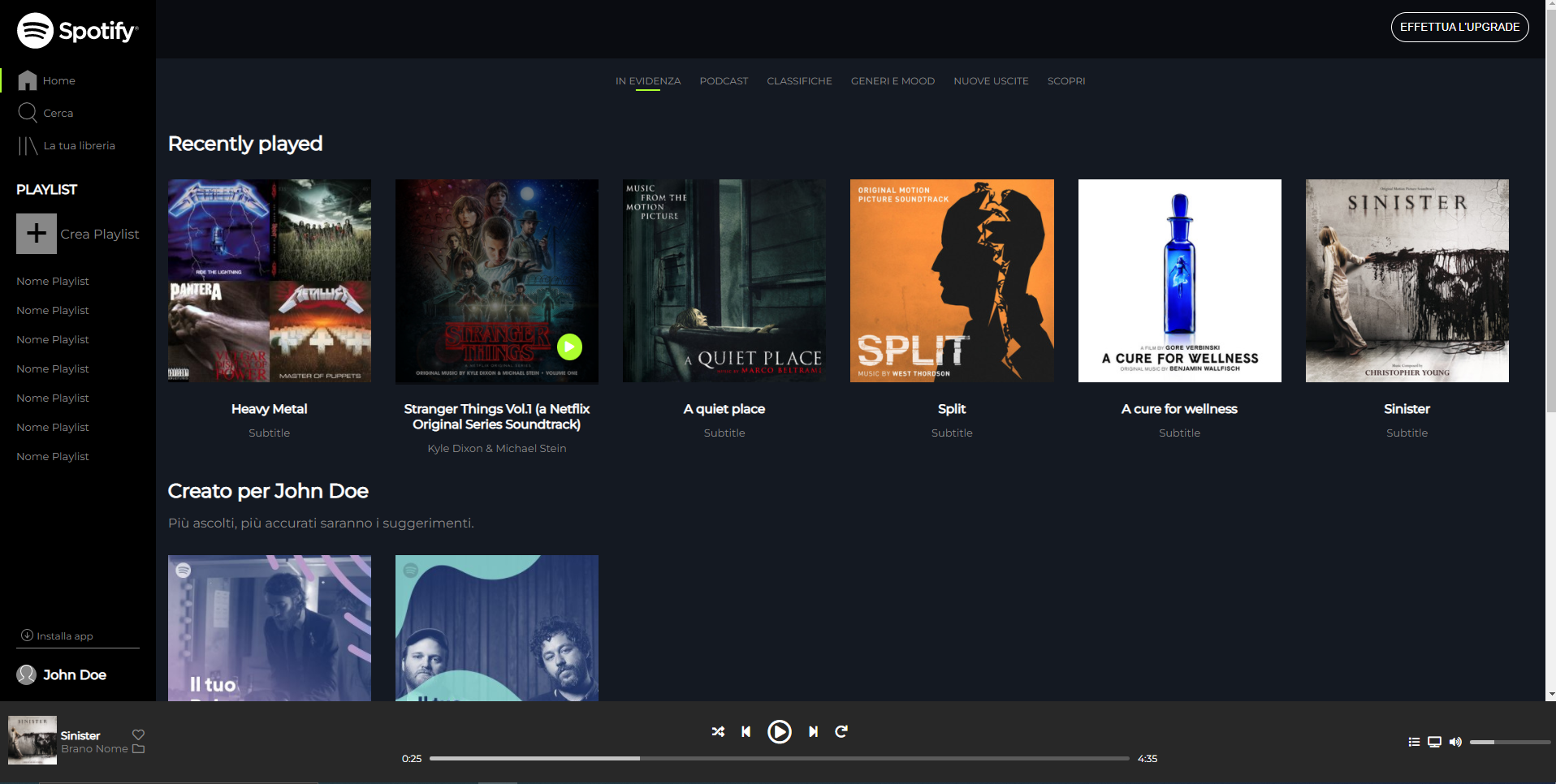 Github Obez99html Css Spotifyweb 