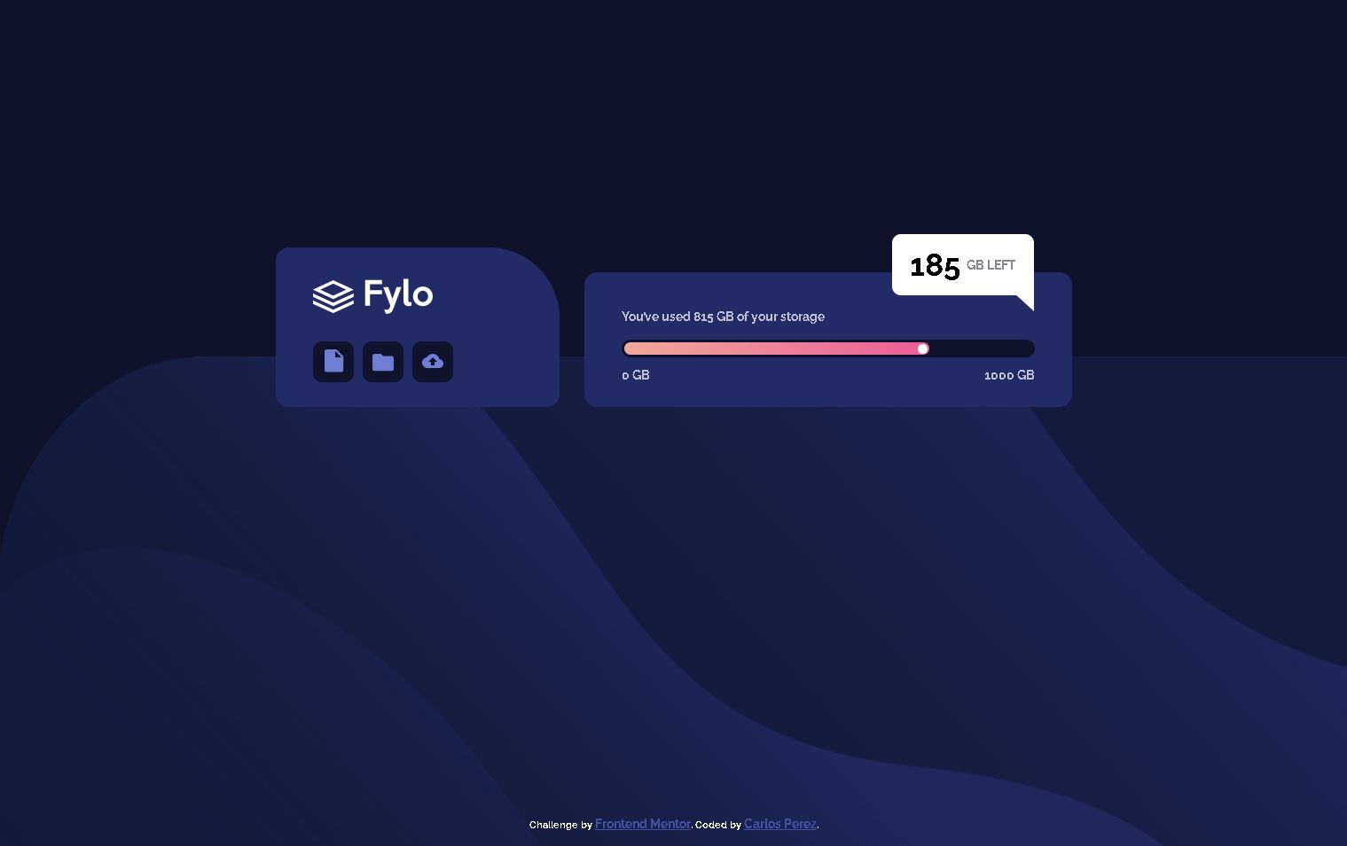 Github Carlos A Pfylo Data Storage Component This Is Project Is A Challenge To Test My Css