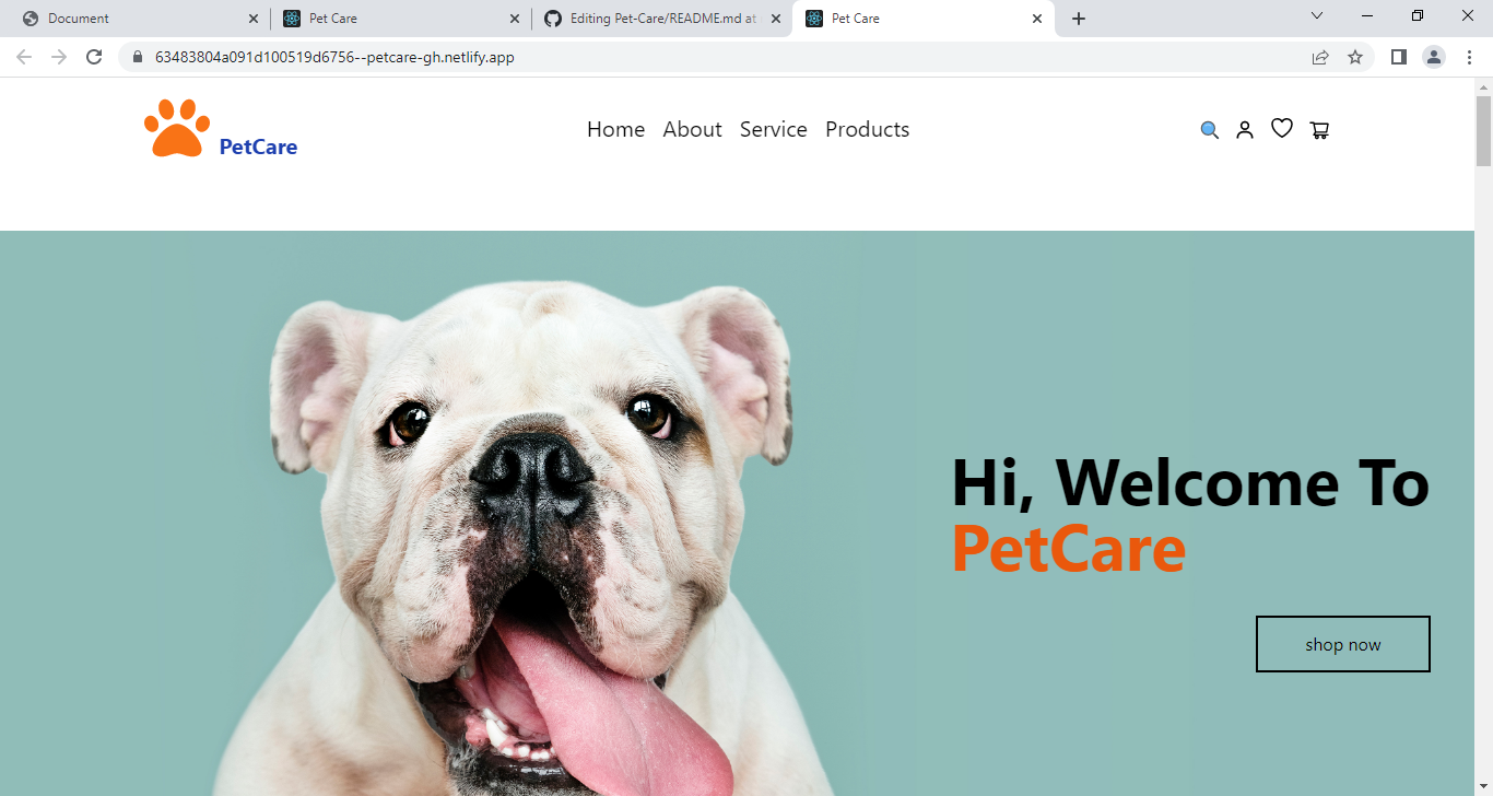 GitHub - Ghasty003/Pet-Care: PetCare is a web app based on pet welfare made with React and ...