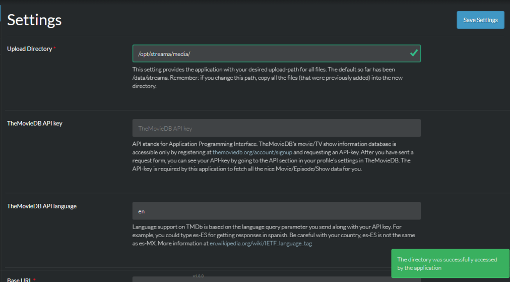 You don't have a local directory set up. As an admin, go to the settings page to configure it ...