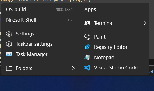 Taskbar options first column hovering · Issue #96 · moudey/Shell · GitHub