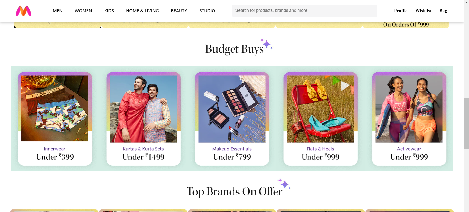 Myntra Clone · Issue 692 · Astrodevil Zerooctave Javascript Projects · Github