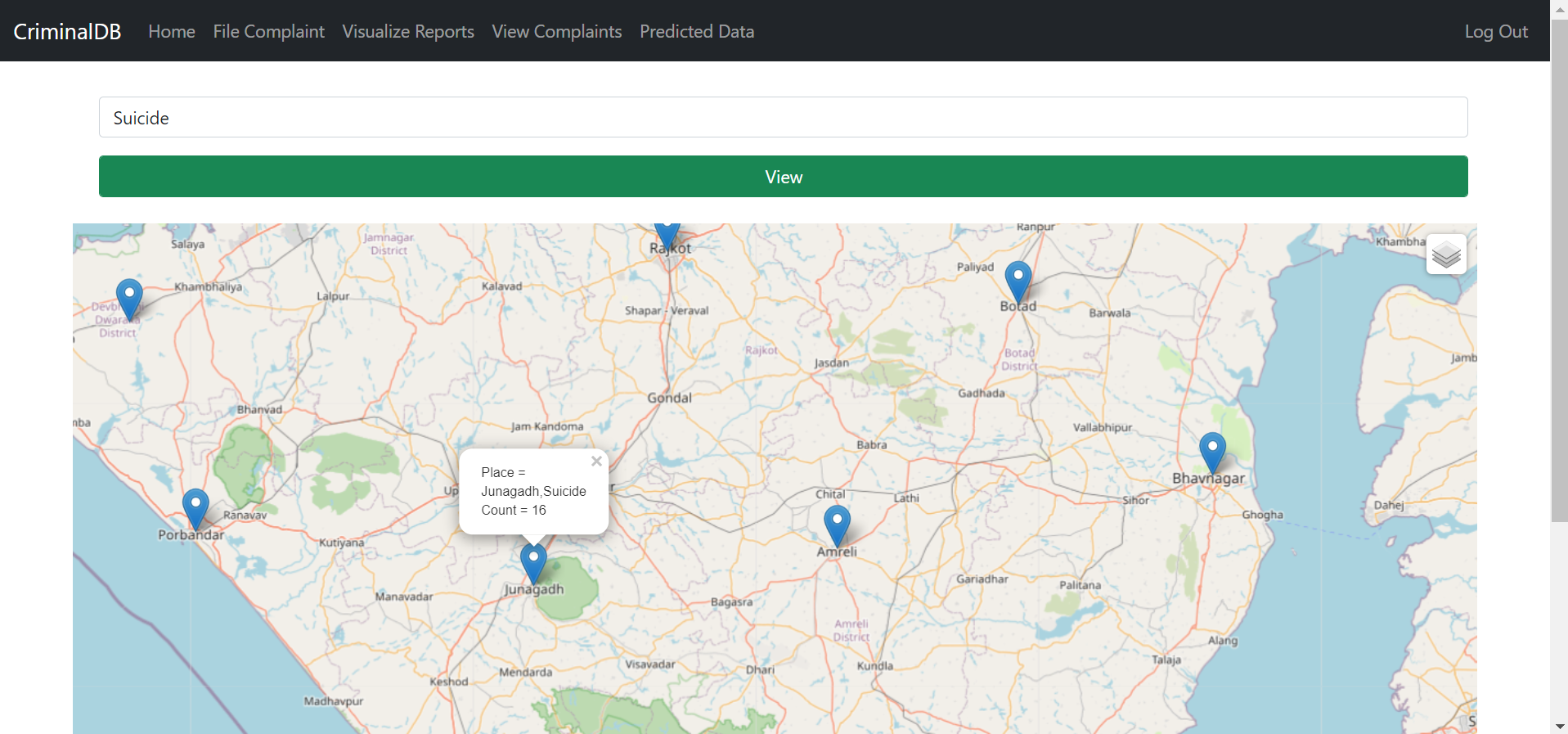 GitHub - SiddhantPawar03/crime-prediction-reporting-system: Following website would help to find ...