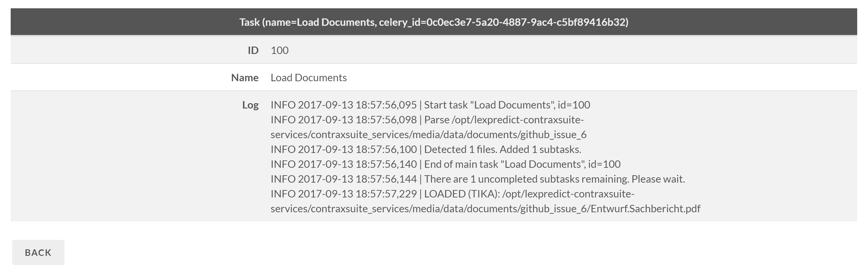 Uploading and processing documents · Issue #6 · LexPredict/lexpredict-contraxsuite · GitHub