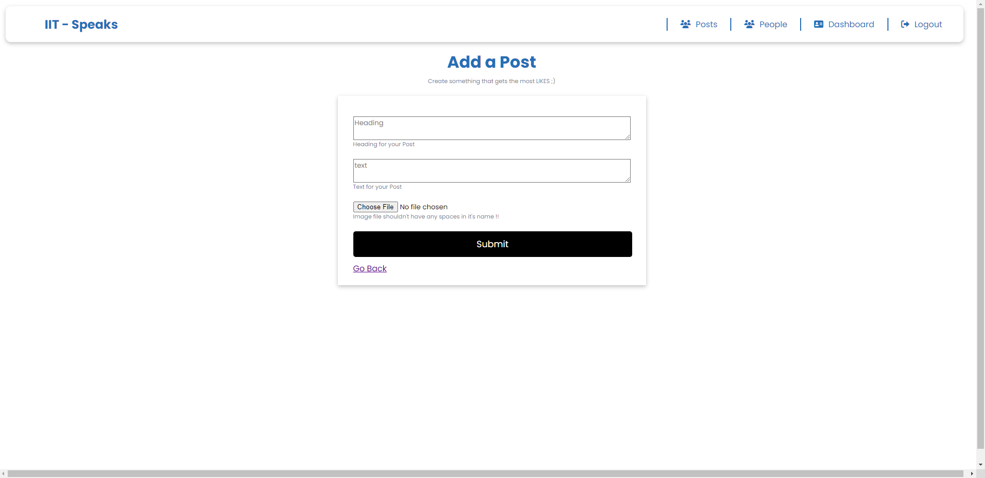 GitHub - geeKASR/IIT-Speaks: Community Based Social MERN Stack Web App