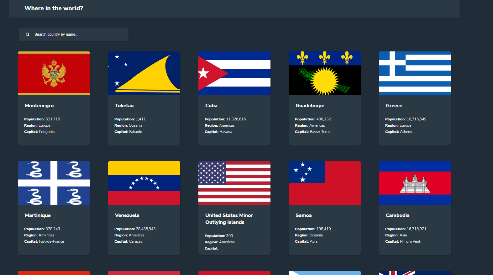 GitHub - yotamle/countries-finder