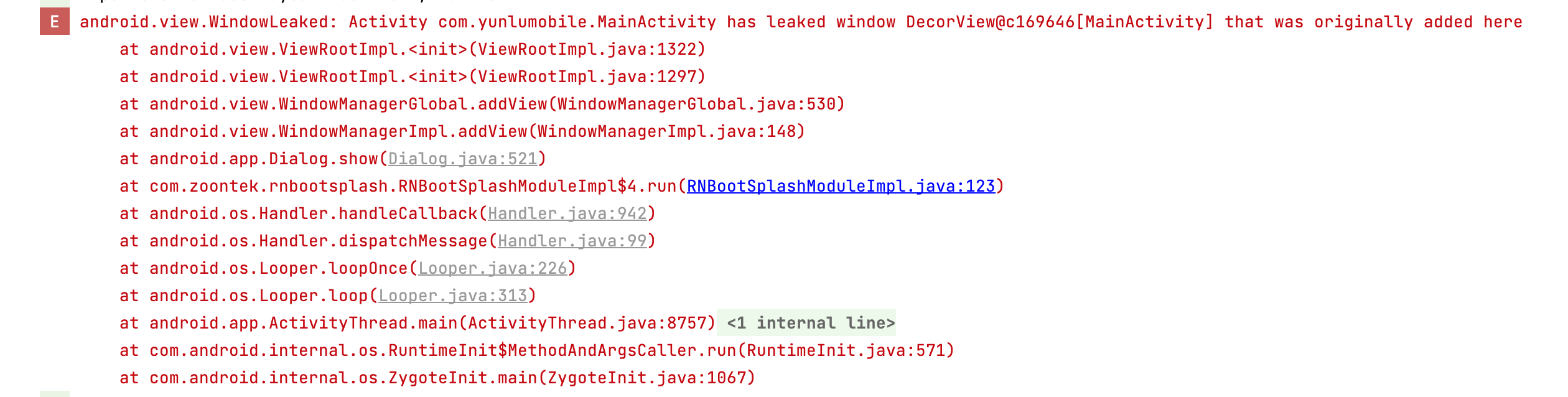 After Splash Screen remains blank screen (Android) · Issue #456 · zoontek/react-native ...