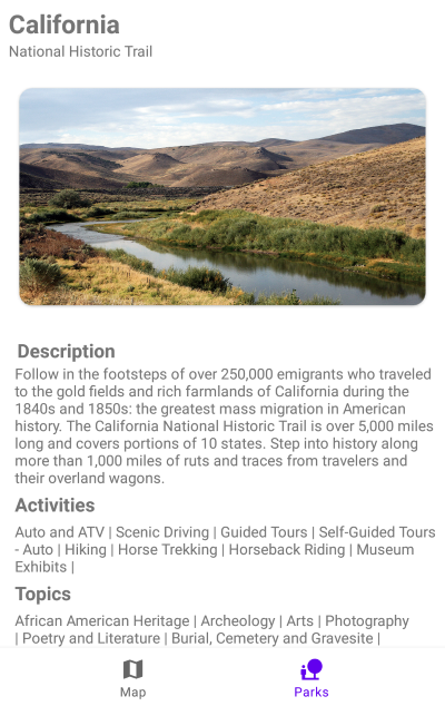 GitHub - iAhmed3v/Parks: National Park App in the USA