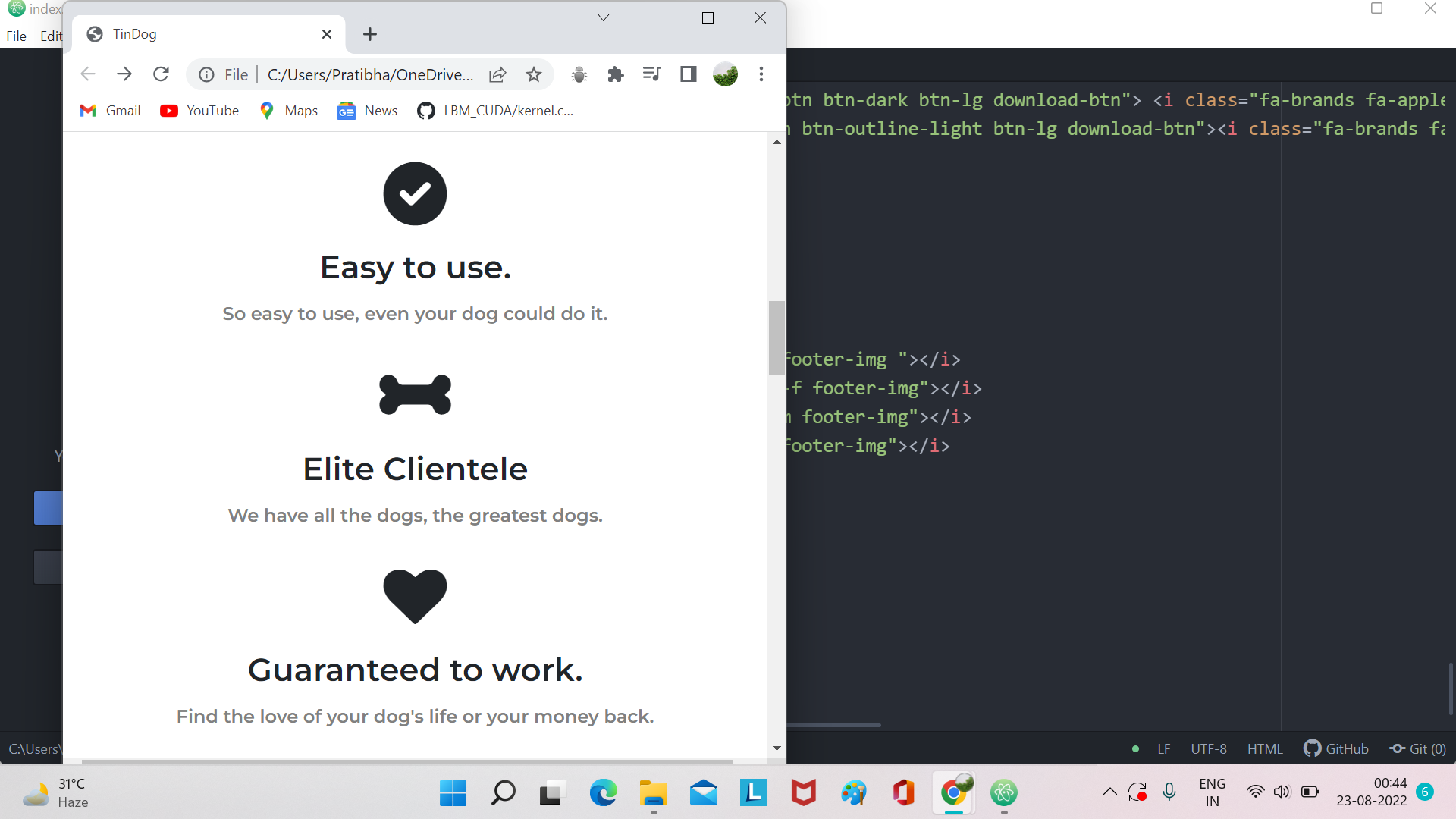 GitHub - pratibha2001/tindog: Made a dating website for dogs using Bootstrap