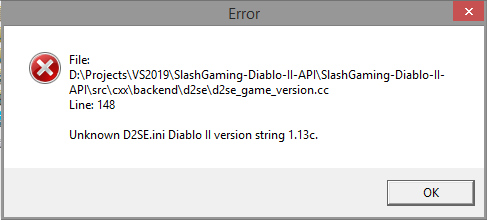 D2SE version string issue · Issue #280 · mir-diablo-ii-tools/SlashGaming-Diablo-II-API · GitHub
