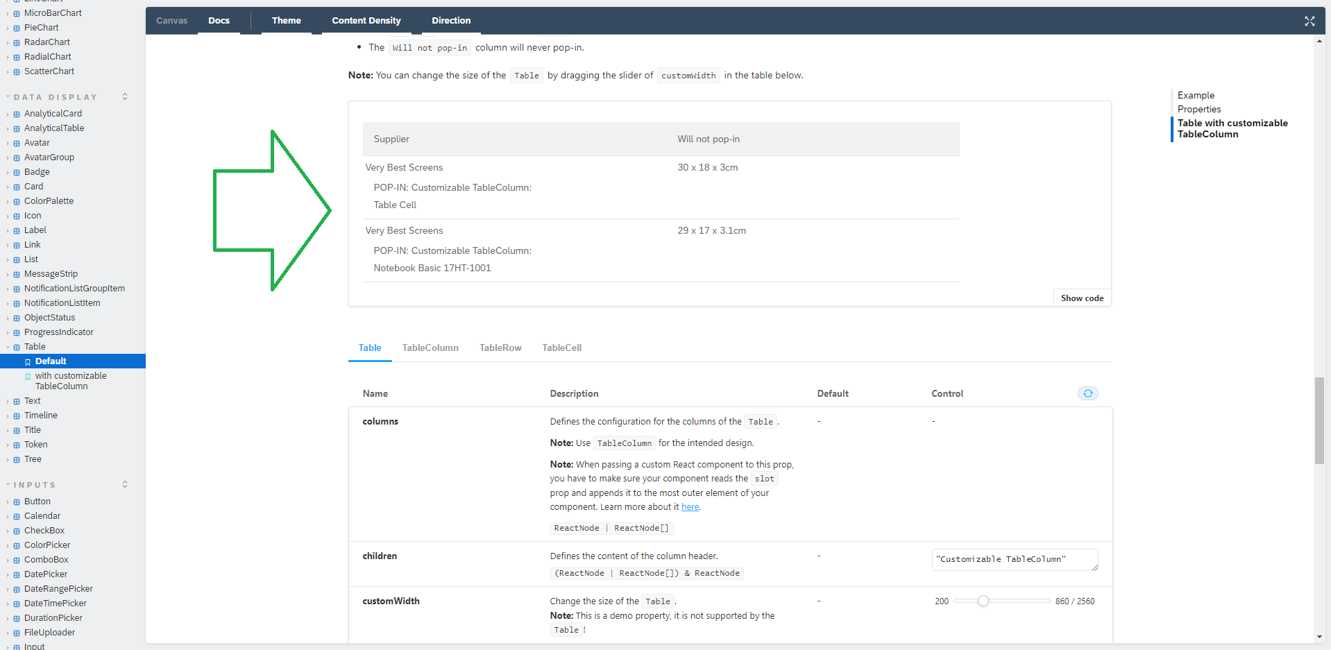 Analytical Table: Pop-In (SuccessFactors) · Issue #1614 · SAP/ui5-webcomponents-react · GitHub