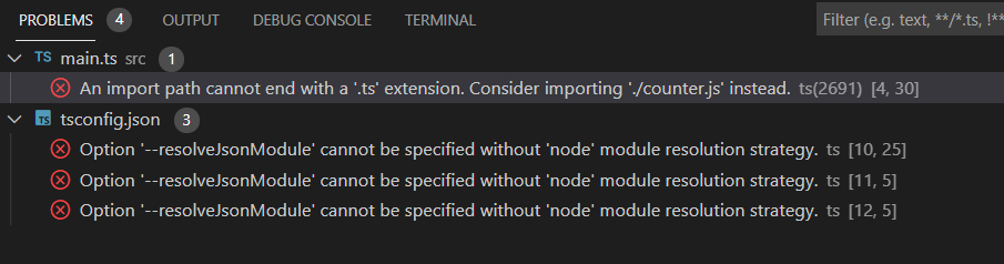 Empty vanilla-ts project has 4 problems. · Issue #13463 · vitejs/vite ...