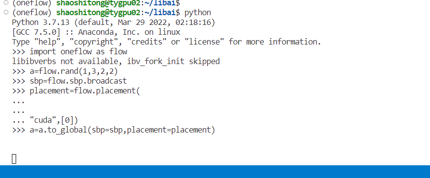 在二分法确定bug时，发现很长一段时间oneflow的·to_global算子失效，会卡在那（4月-6月） · Issue #9056 · Oneflow-Inc/oneflow · GitHub