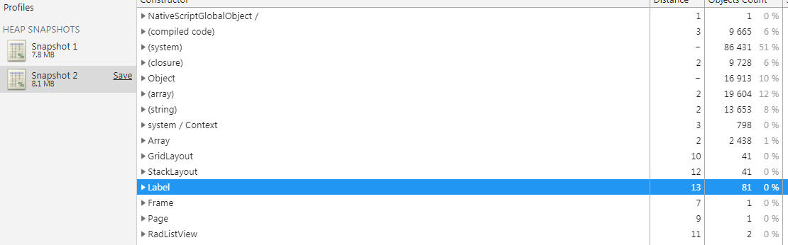 Memory Leak from RLV · Issue #6234 · NativeScript/NativeScript · GitHub