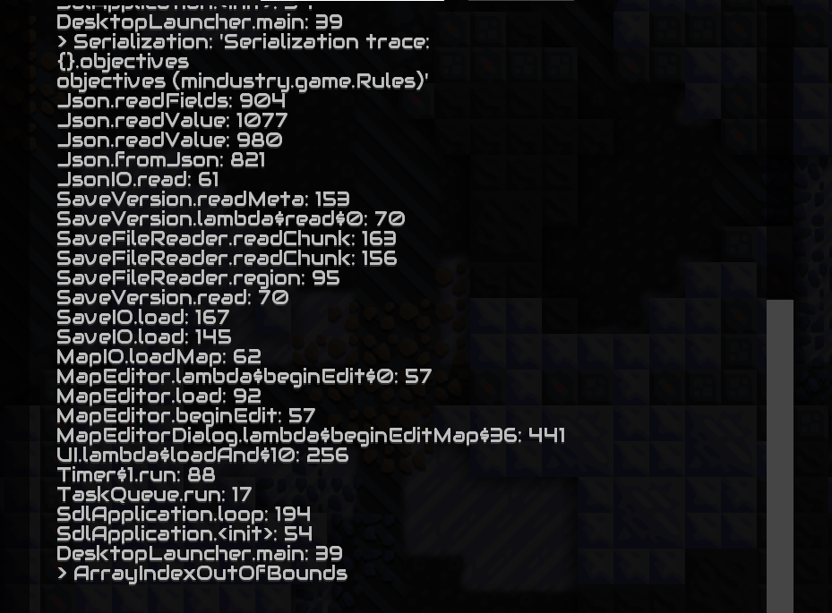 Mysterious Error Case When Trying To Open Maps With Objective · Issue 7417 · Anukenmindustry