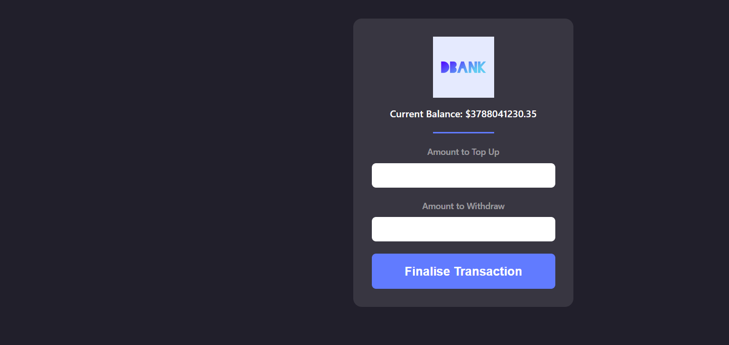 GitHub - shirizadok1/DBANK-Decentralized-application