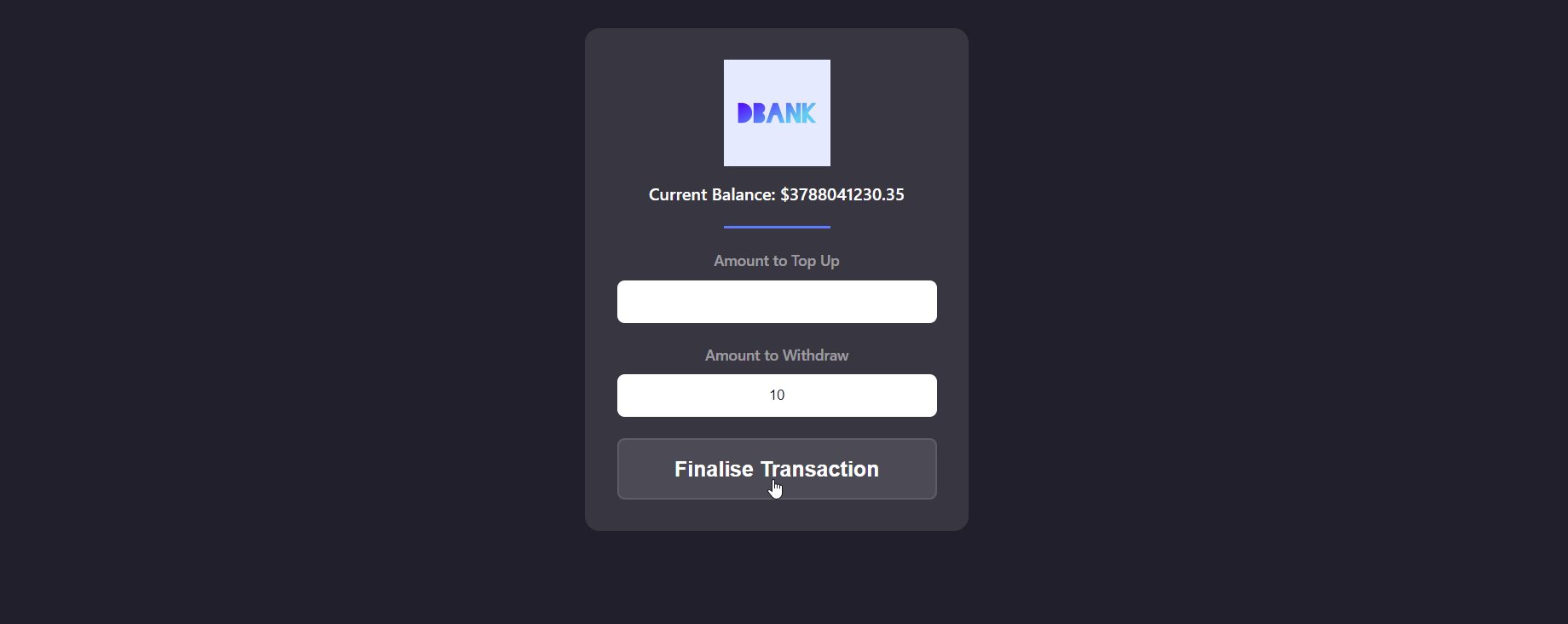 GitHub - shirizadok1/DBANK-Decentralized-application