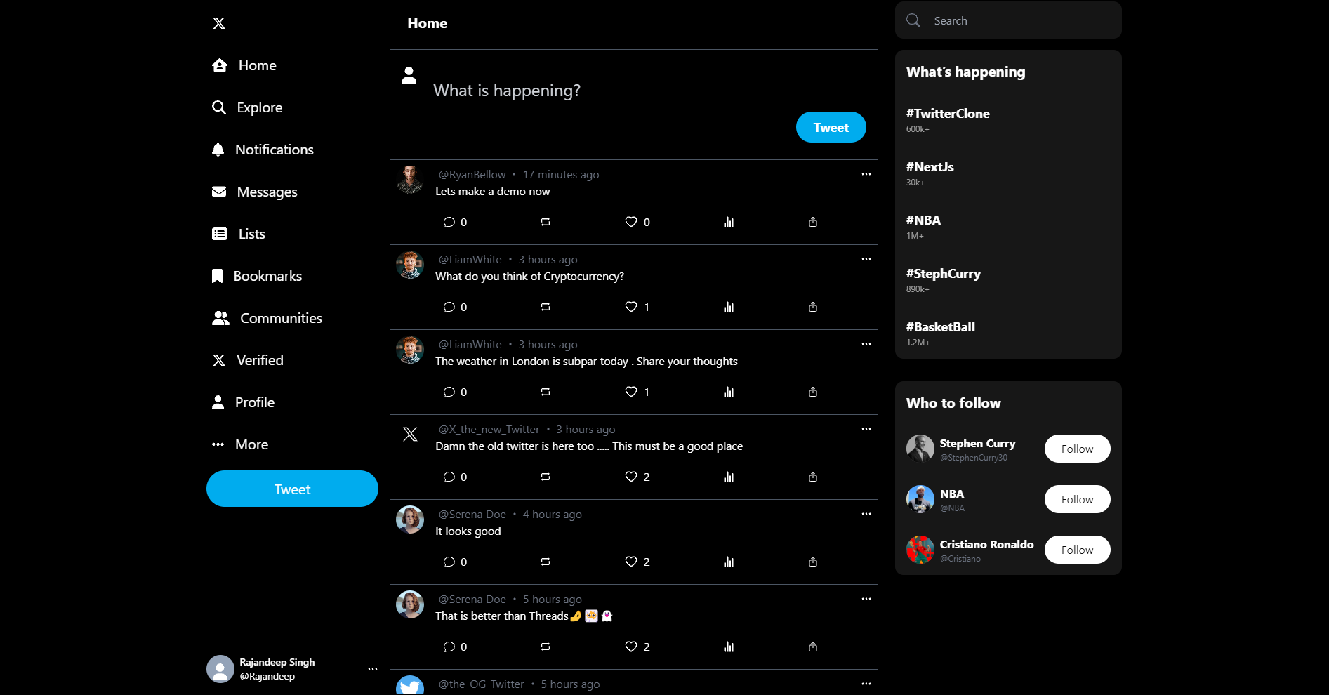 GitHub - Rajan1820/X_Twitter_Clone: Clone of X (formerly known as Twitter)