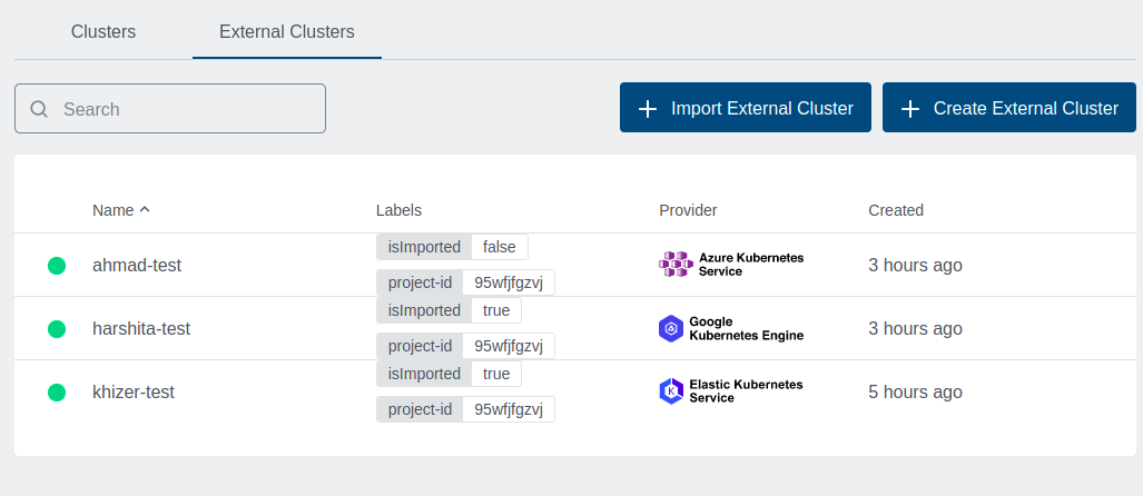 fix alignment for label in the external cluster list · Issue #4707 · kubermatic/dashboard · GitHub