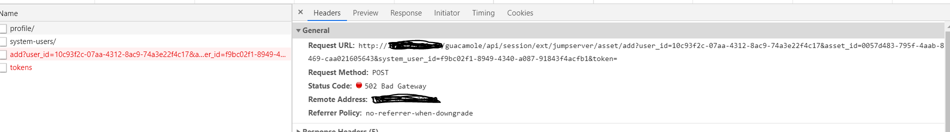 web terminal中windows機器鏈接時報錯502 · Issue #4143 · jumpserver/jumpserver · GitHub
