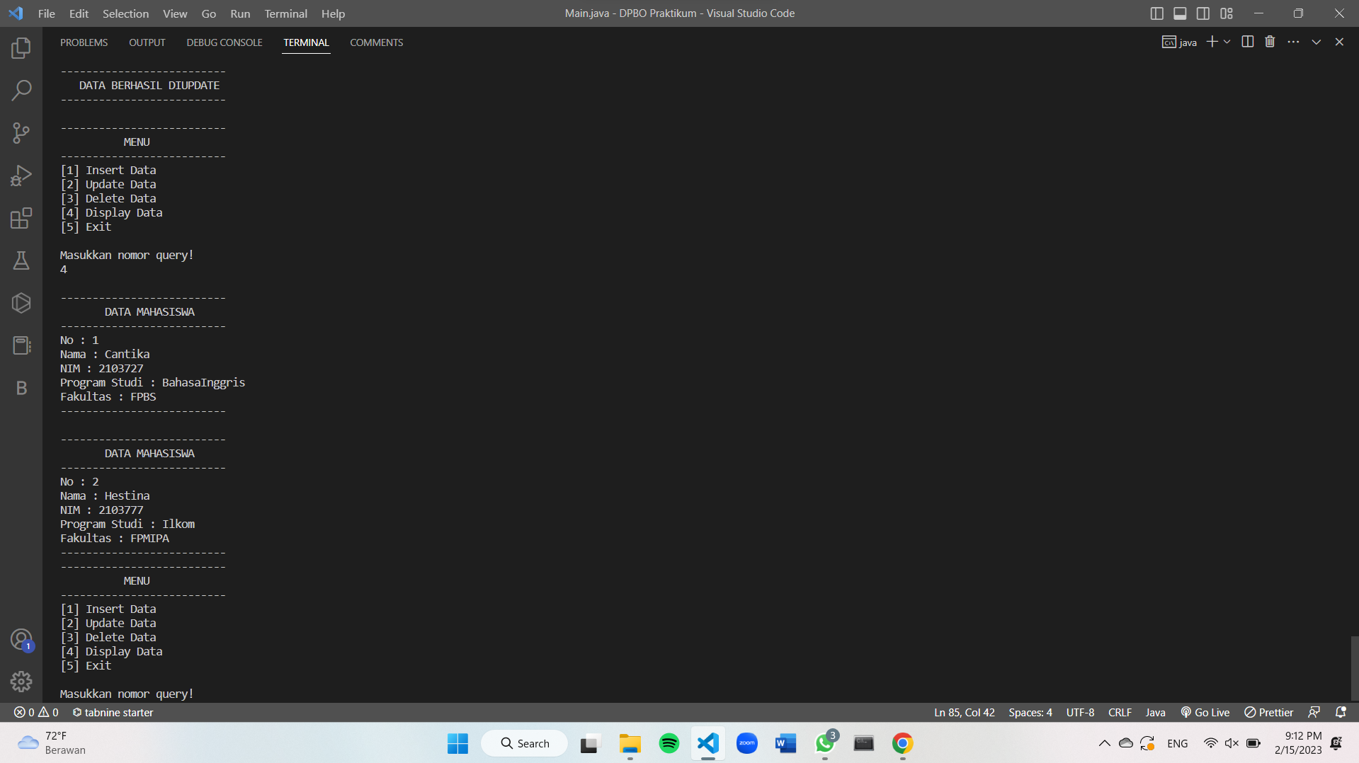 GitHub - cantikaputria/LATIHAN1DPBO2023: Get ready to dive into the world of student data ...