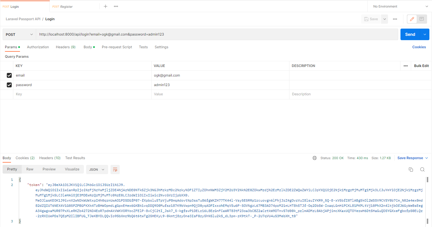 GitHub - mountaincl0udboy/Laravel-Passport-Authentication: Laravel REST API with Passport ...