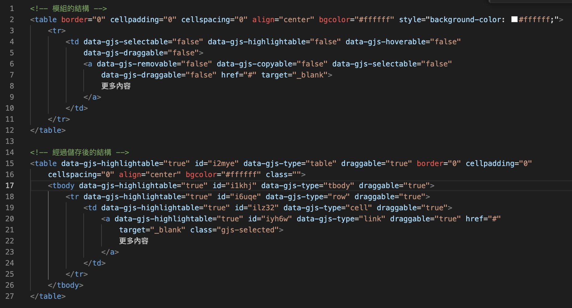 grapesjs translating code after saving · GrapesJS grapesjs · Discussion ...