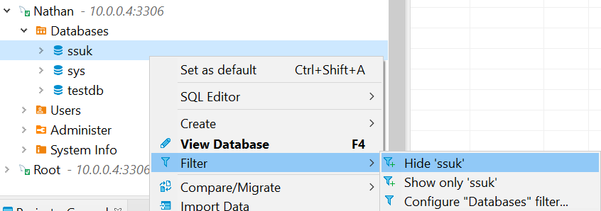 Want to hide Databases from specific users · Issue #12711 · dbeaver/dbeaver · GitHub