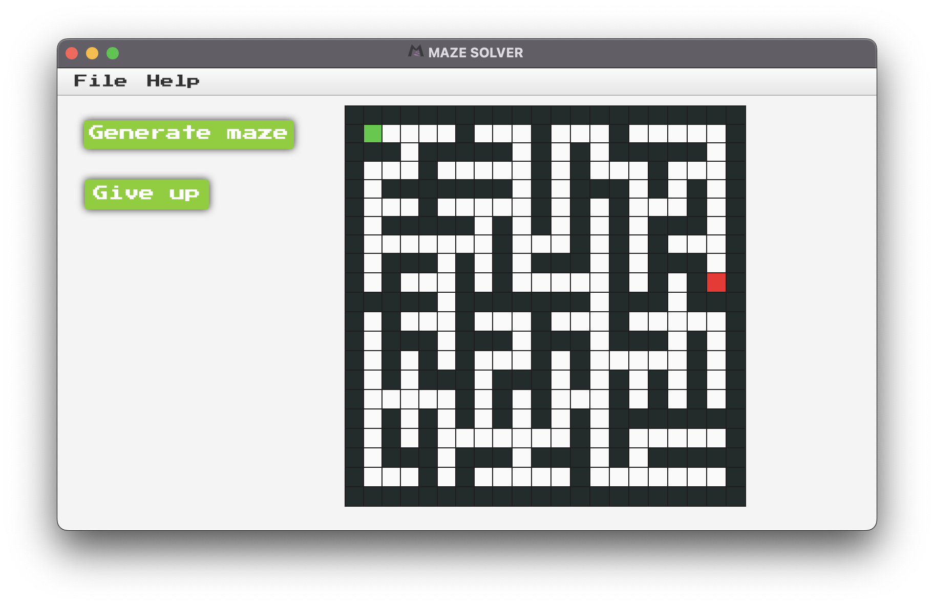 Github Saafdamaze Solver App Maze Game As Well As Maze Solver Using Recursive Algorithm