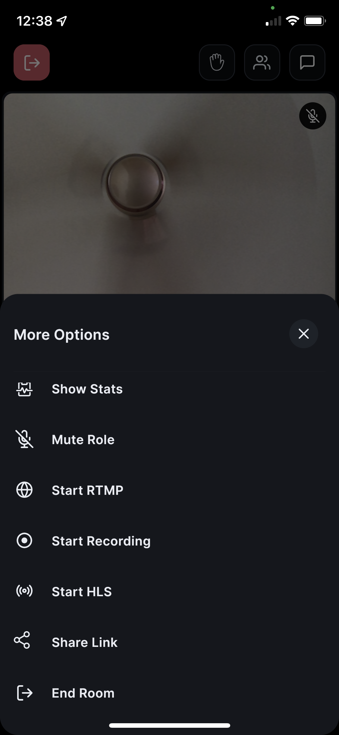 Update Settings Options Modal when joined a room · Issue #826 · 100mslive/100ms-react-native ...