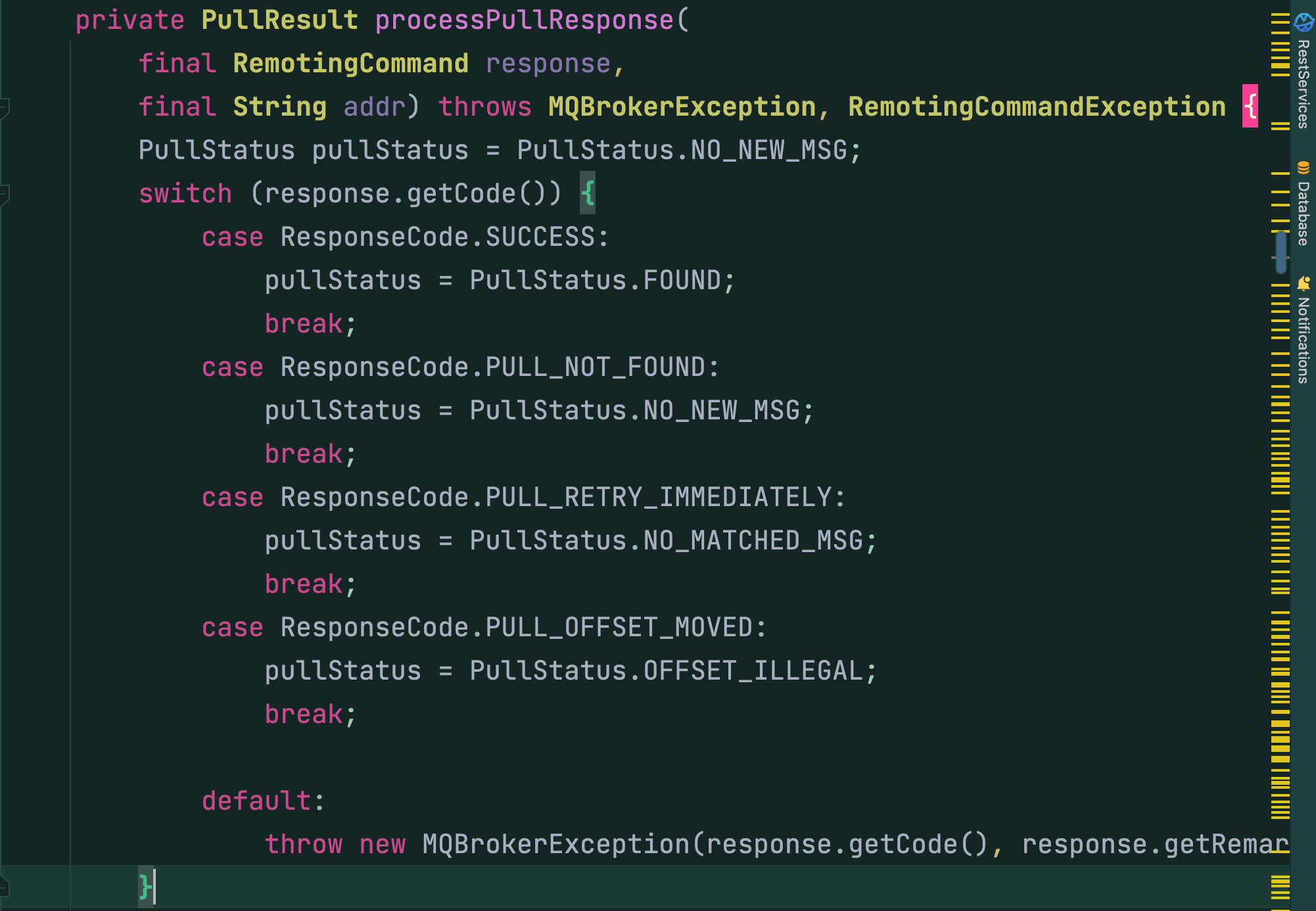 remove MQClientAPIImpl processPullResponse method rebundant initalizer · Issue #6031 · apache ...