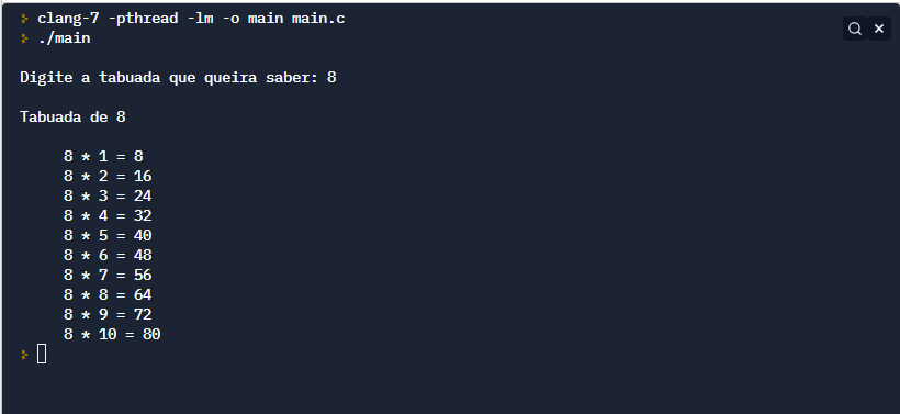 Github Biabicalho Tabuada C Programa Que Imprimi A Tabuada De Um