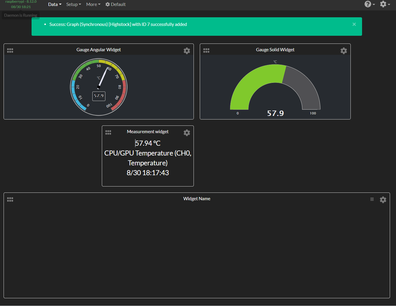 Graph Widget is blank on dashboard in v8.12.0 · Issue #1078 · kizniche/Mycodo · GitHub