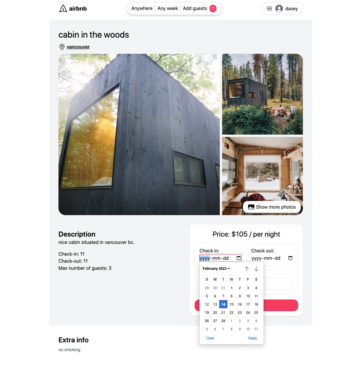 GitHub - davey2000/MERN-airbnb-clone: Mini MERN Stack AirBnB clone