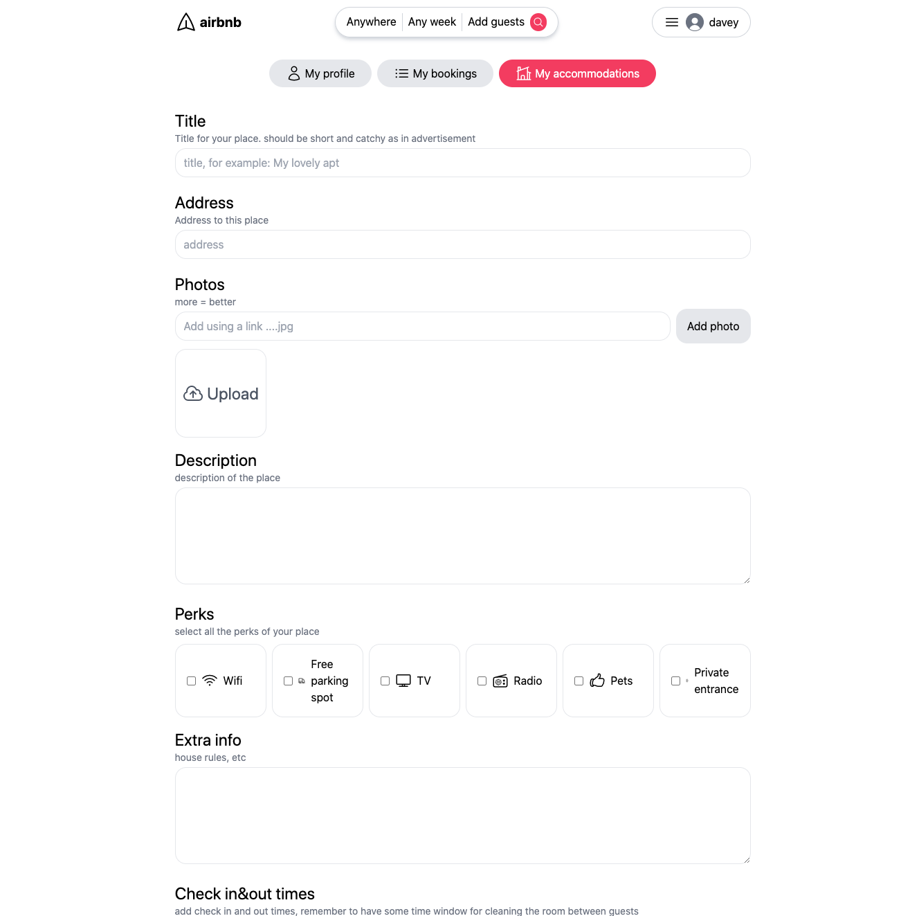 GitHub - davey2000/MERN-airbnb-clone: Mini MERN Stack AirBnB clone GitHub - davey2000/MERN-airbnb-clone: Mini MERN Stack AirBnB clone