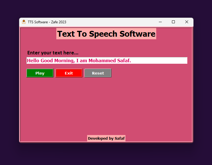 Github Thedevsafaftext To Speech Tkinter Python A Tkinter Gui 