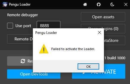 Failed to ... · Issue #47 · PenguLoader/PenguLoader · GitHub