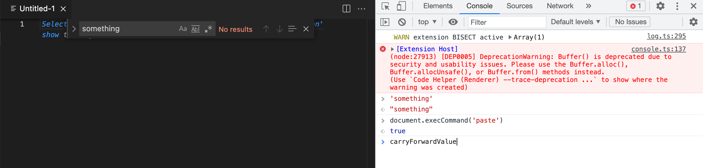 Unable to paste · Issue #129219 · microsoft/vscode · GitHub