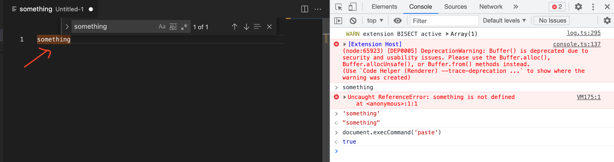 Unable to paste · Issue #129219 · microsoft/vscode · GitHub