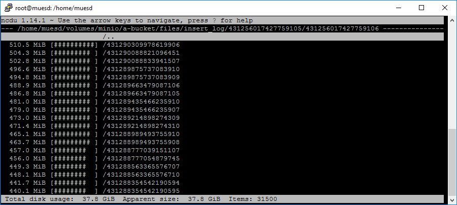 [Bug]: Disk usage with IVF_SQ8 seems odd · Issue #15667 · milvus-io/milvus · GitHub