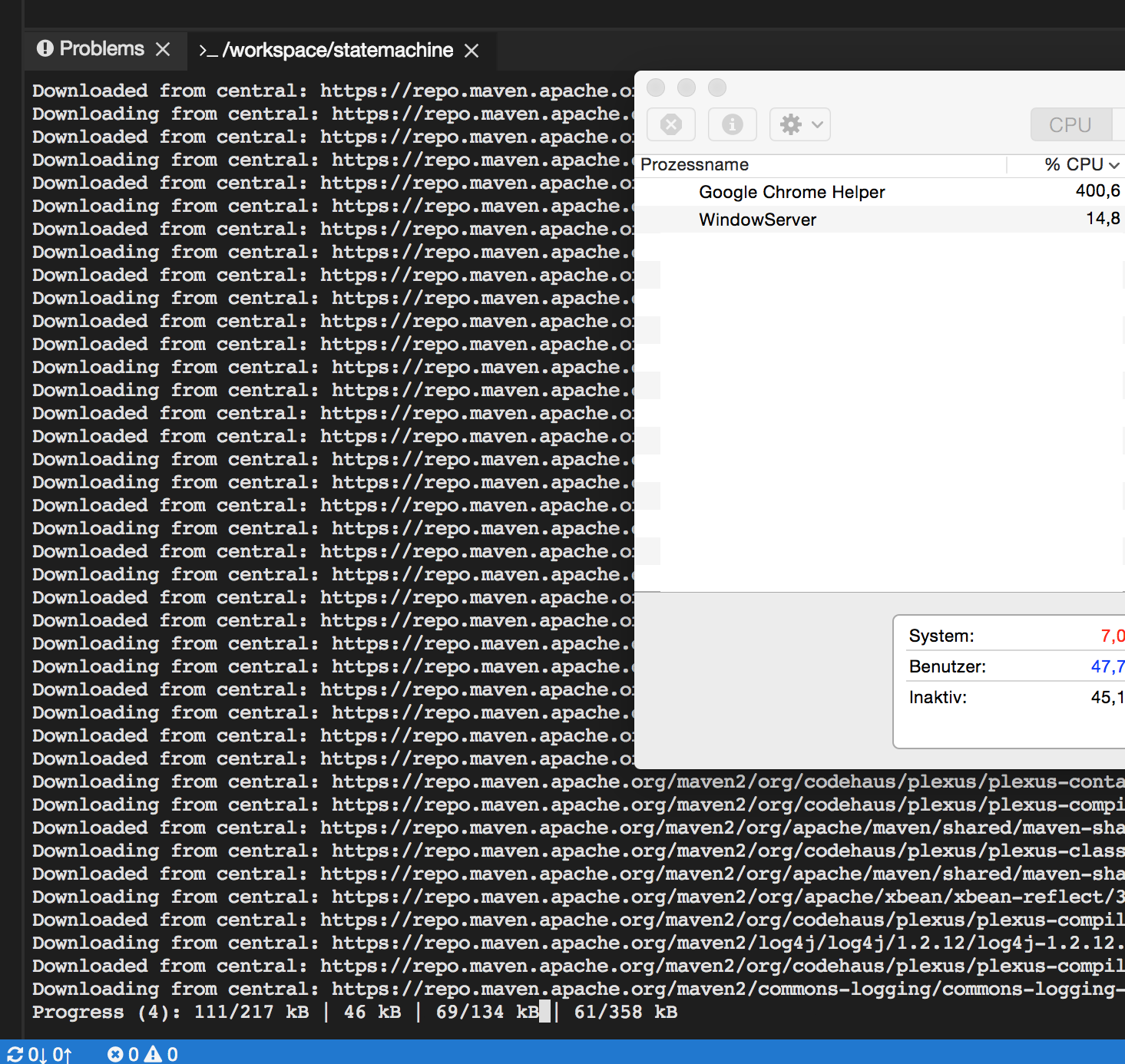Fast Updates Of Shell Content Cause Heavy Load On Client · Issue 201 · Gitpod Iogitpod · Github