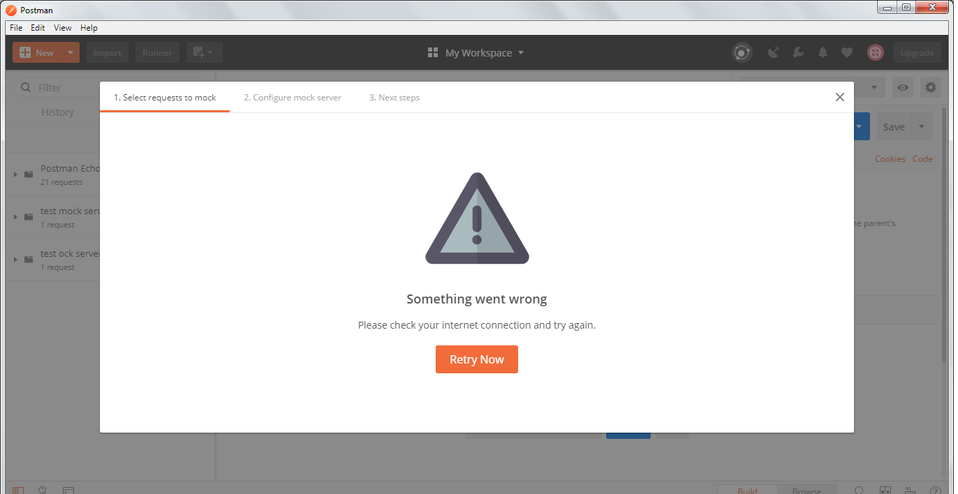 I M Unable To Create A Mock In Postman · Issue 4781 · Postmanlabs Postman App Support · Github