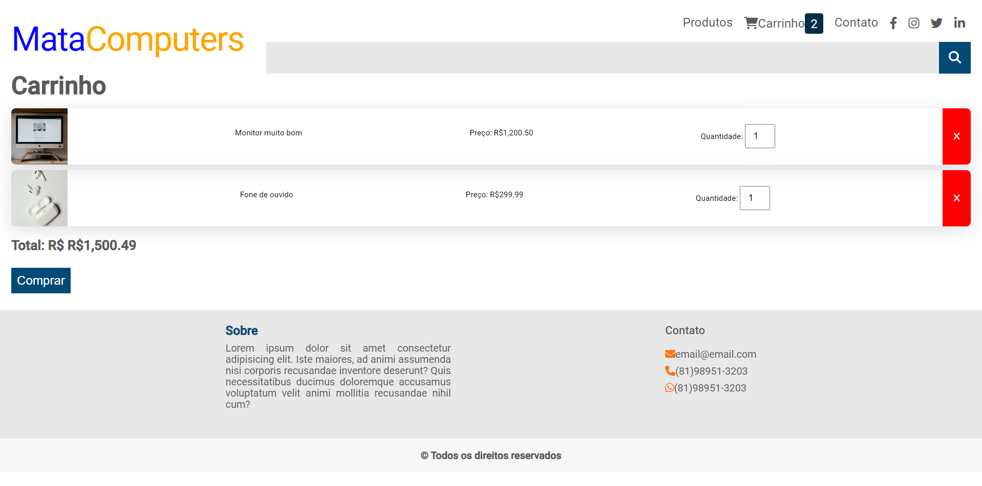 GitHub - thmata/EcommerceAngular: Estudo do framework Angular, aplicando conceitos de router ...
