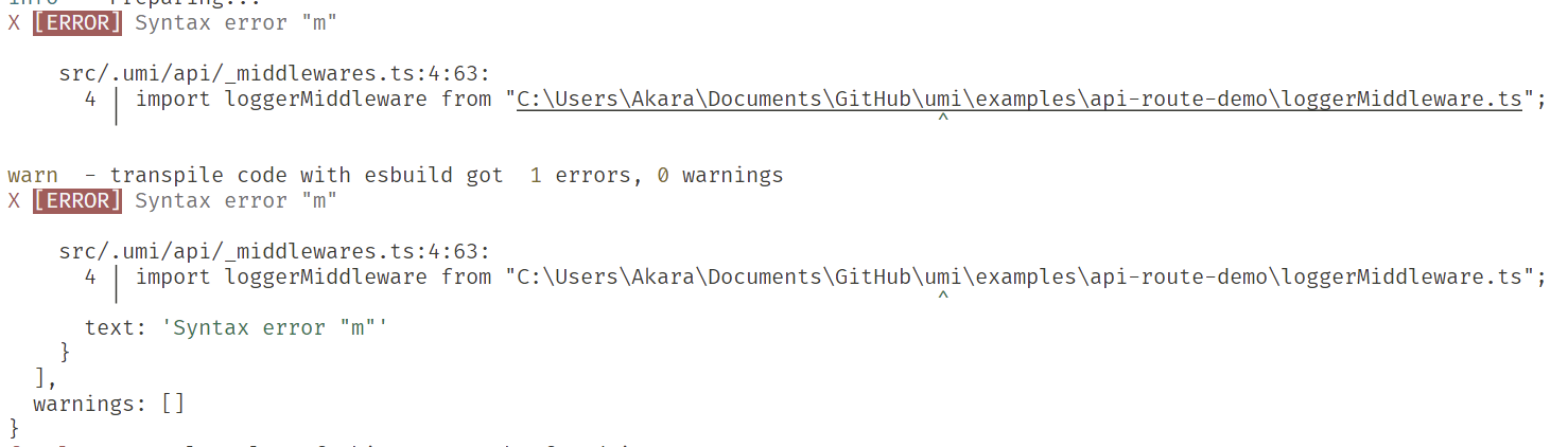Bug Middlewares 有 Winpath 问题 · Issue 10398 · Umijsumi · Github 6460