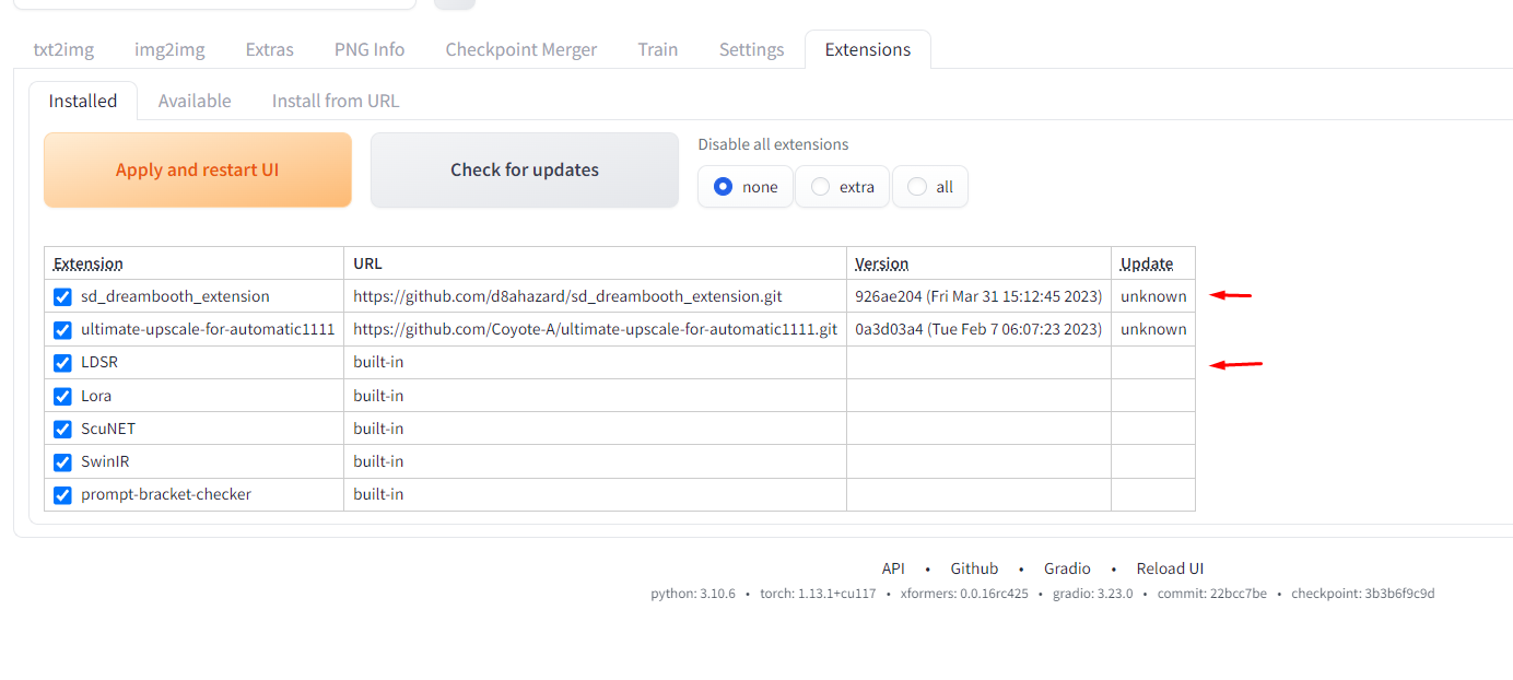My Dreambooth Tab doesn't appear · AUTOMATIC1111 stable-diffusion-webui · Discussion #9634 · GitHub