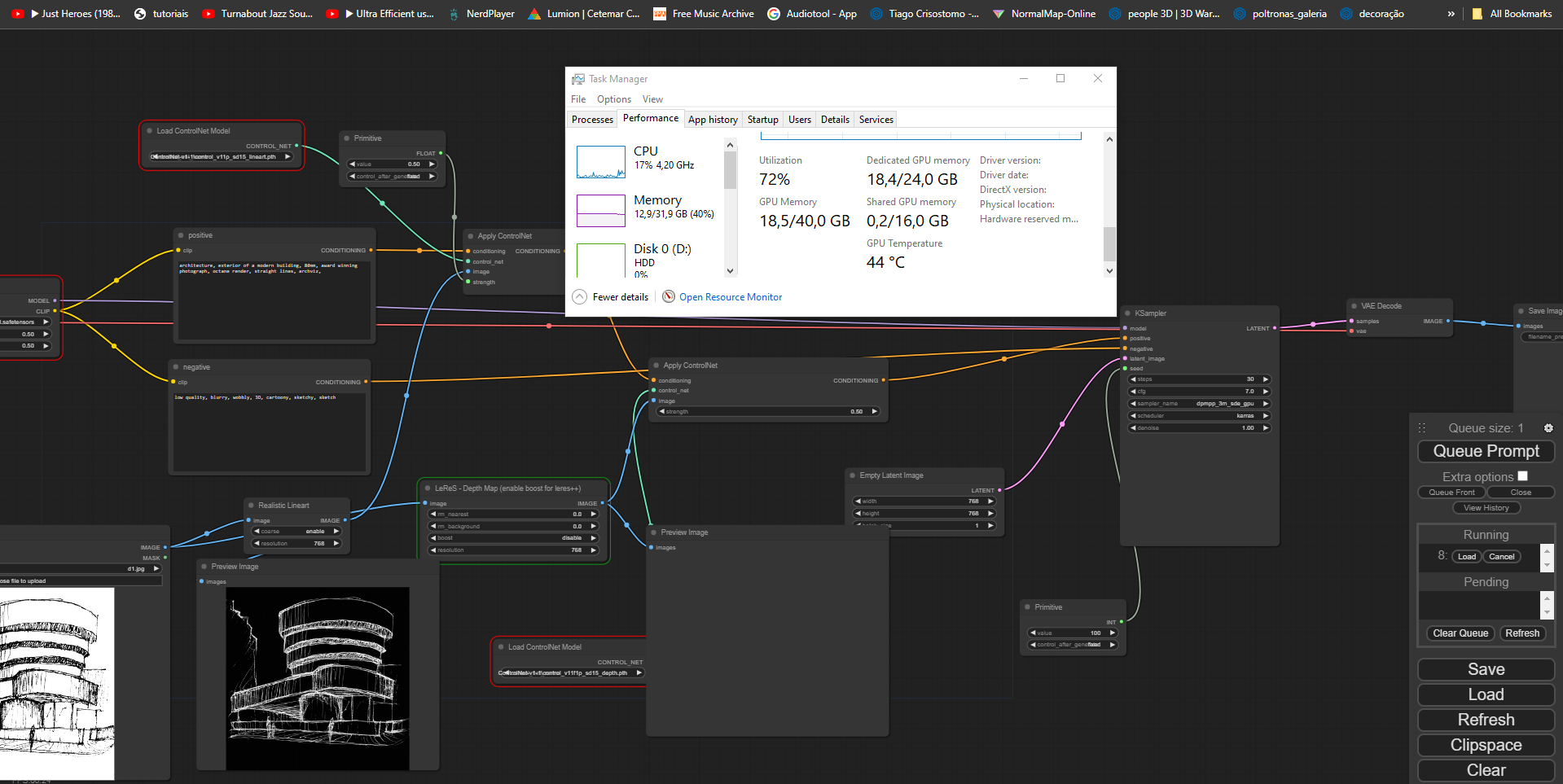 Is the Depth preprocessors broken on Comfy? · comfyanonymous ComfyUI · Discussion #1699 · GitHub